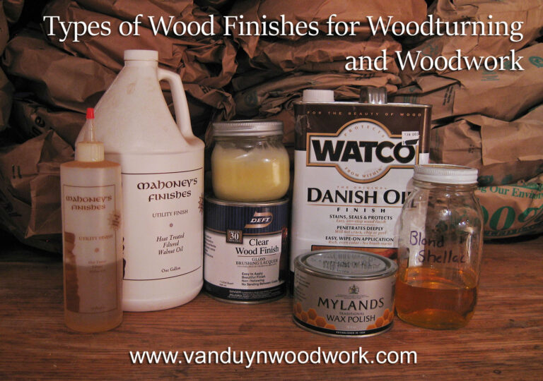 What Types of Wood Finishes should I use for Woodturning and Woodwork